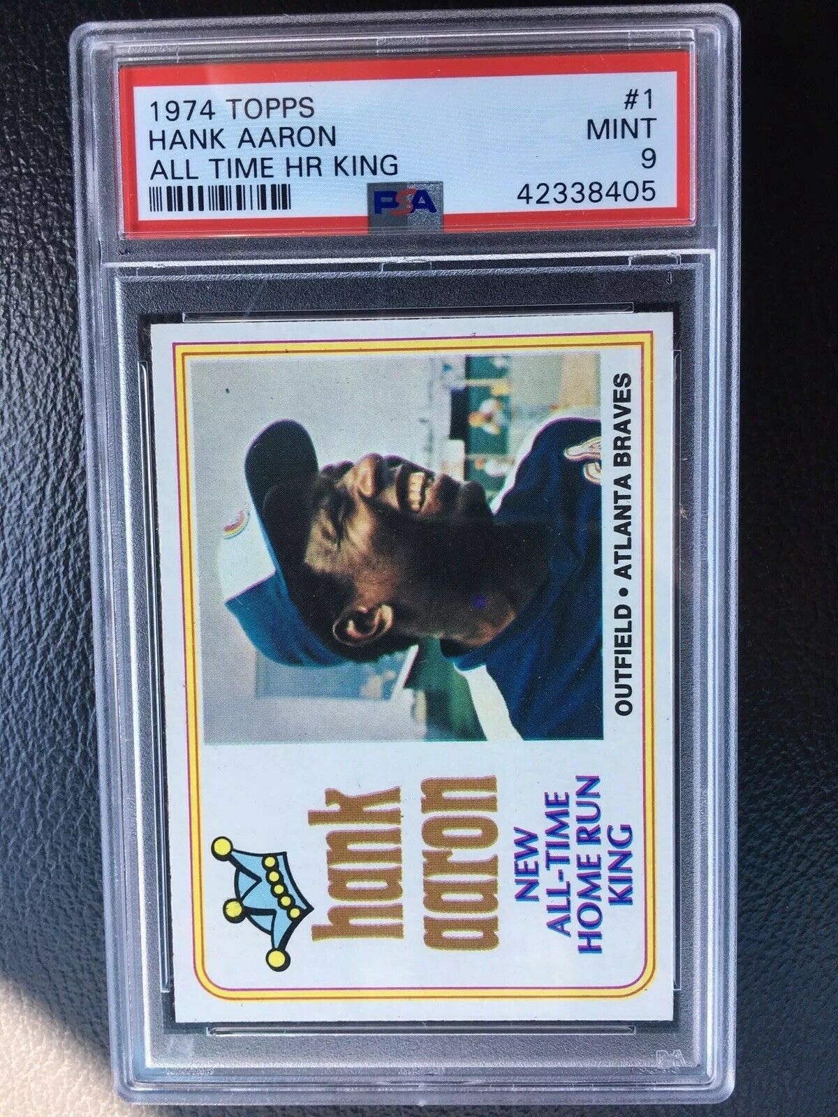 1974 Topps Henry “Hank” Aaron 1 All Time HR King PSA 9 Rare | #17385830