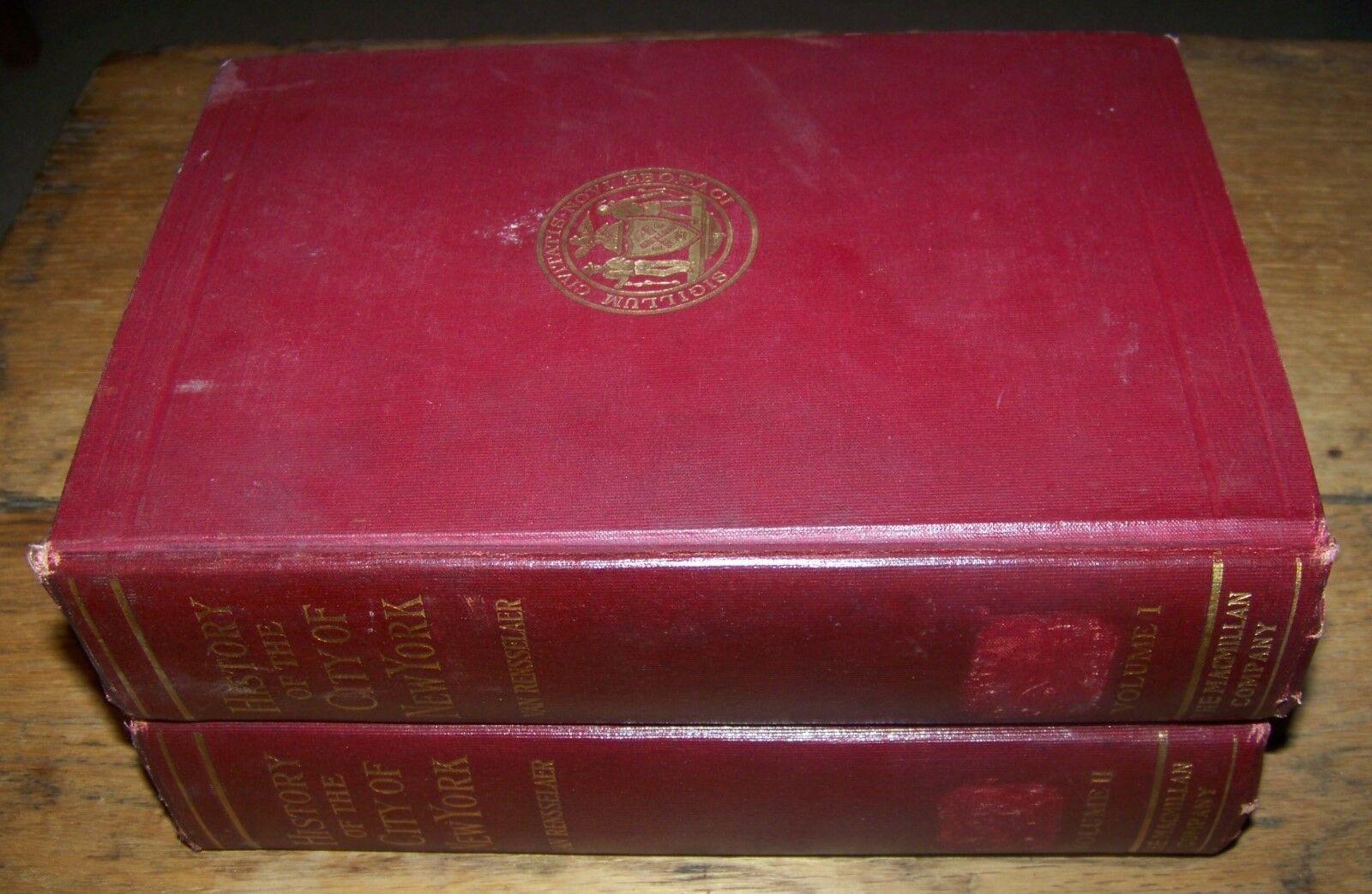 1909 2 VOL HISTORY YORK CITY NY VAN RENSSELAER SIGNED BY AUTHOR NYC ...