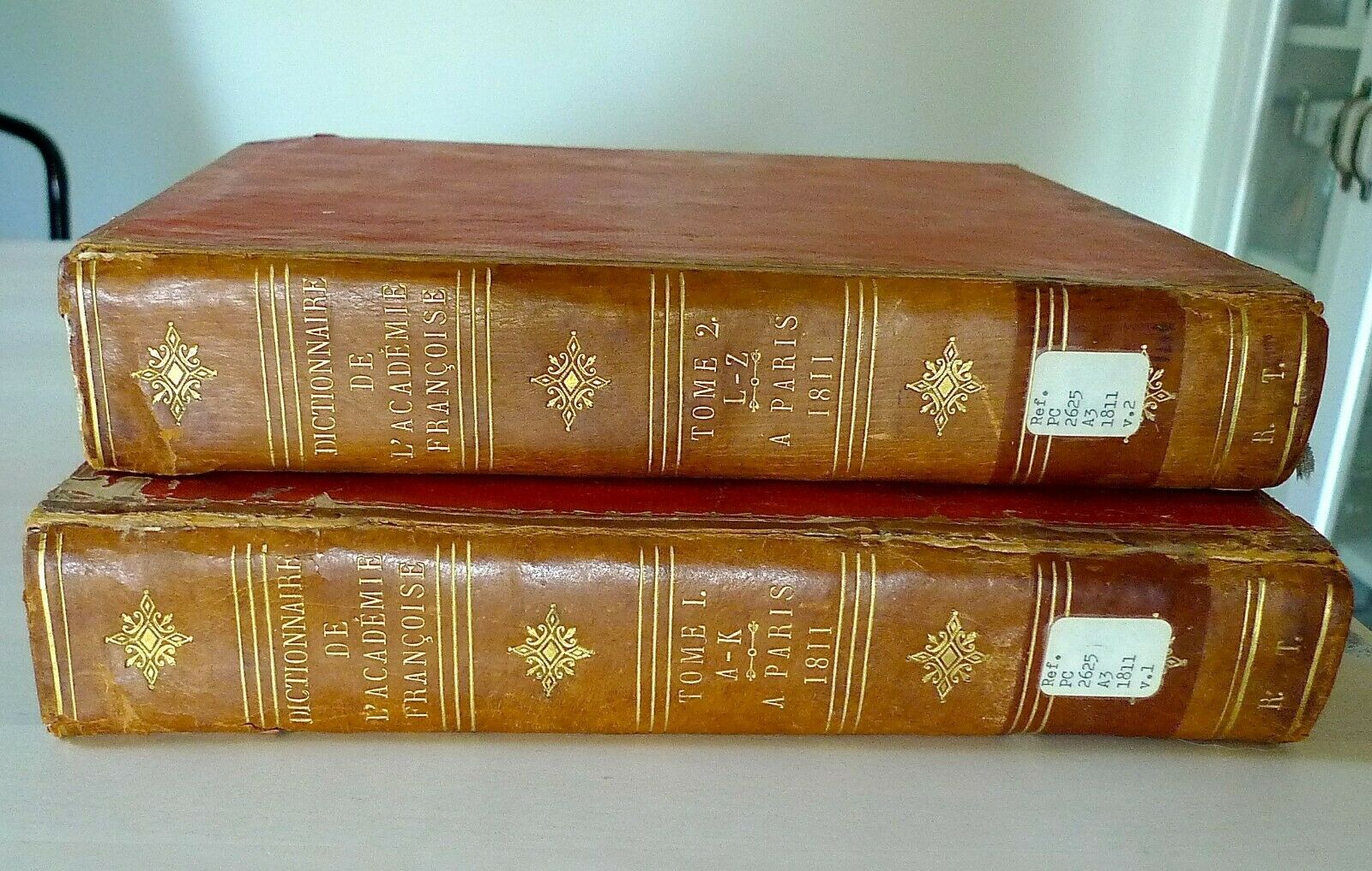 Dictionnaire De L’Academie Francoise 2 Volumes 1811 Edition French ...