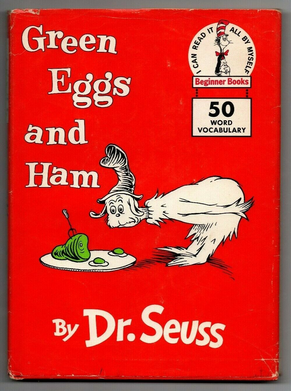 Dr Seuss - Theodor Geisel GREEN EGGS AND HAM 1st Ed 2nd Issue W/DJ ...