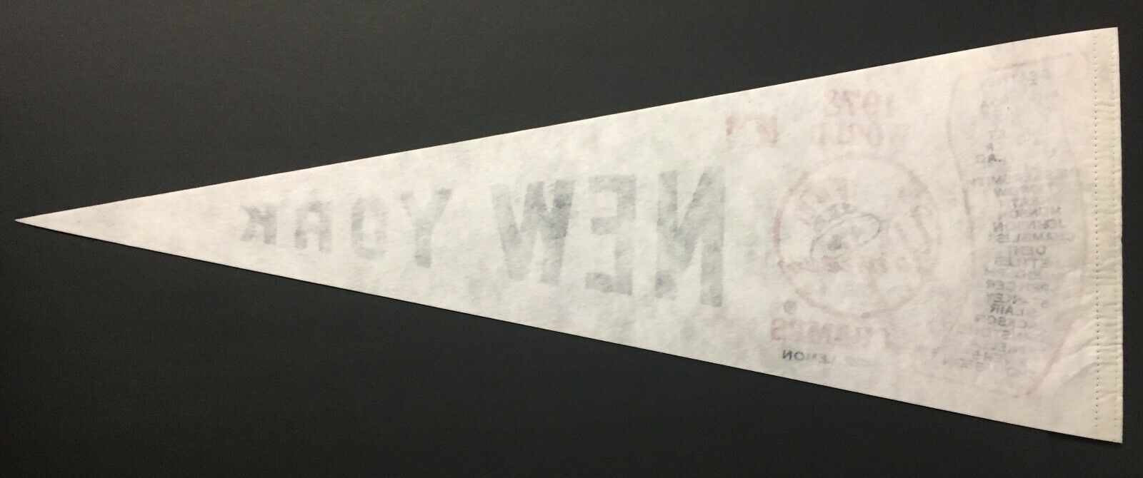 1978 York Yankees World Champs Scroll Pennant MLB Baseball Team Roster ...
