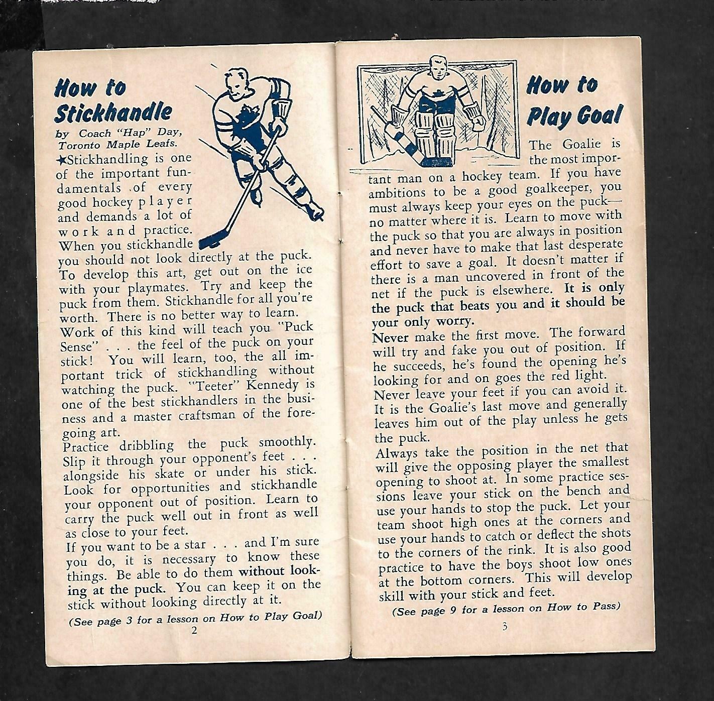 1949 - 50 TORONTO MAPLE LEAFS BANTAM HOCKEY CLUB, OFFICIAL MEMBERSHIP ...