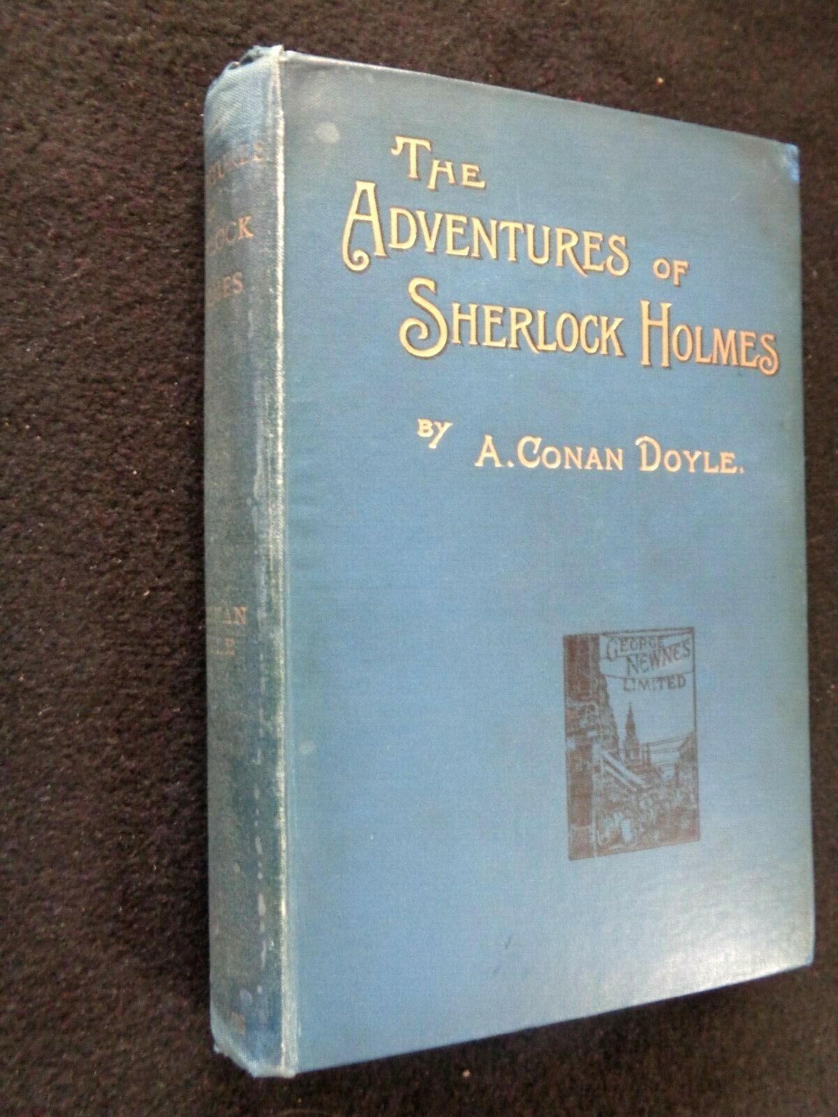 Scarce 1898 - The Adventures Of Sherlock Holmes - Conan Doyle - VGC ...