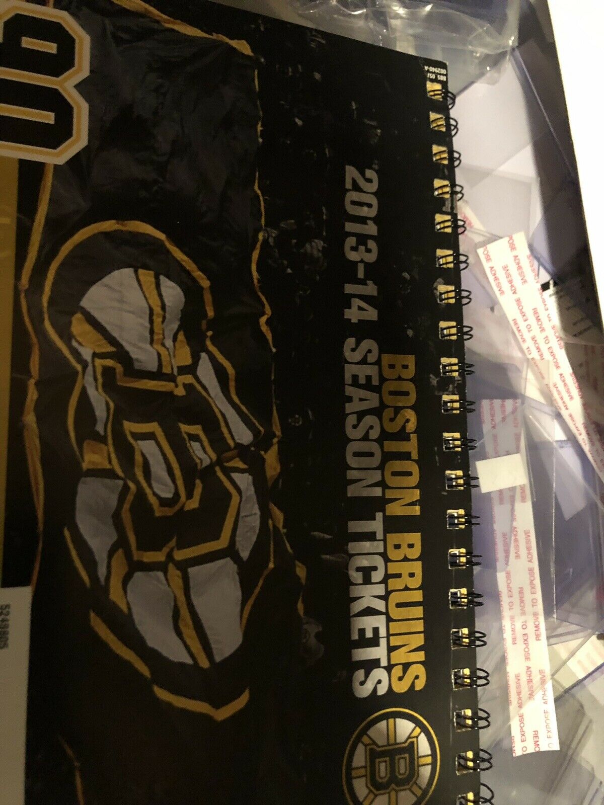 2013 - 14 Boston Bruins Season Ticket Stub Book. Every Game With ...