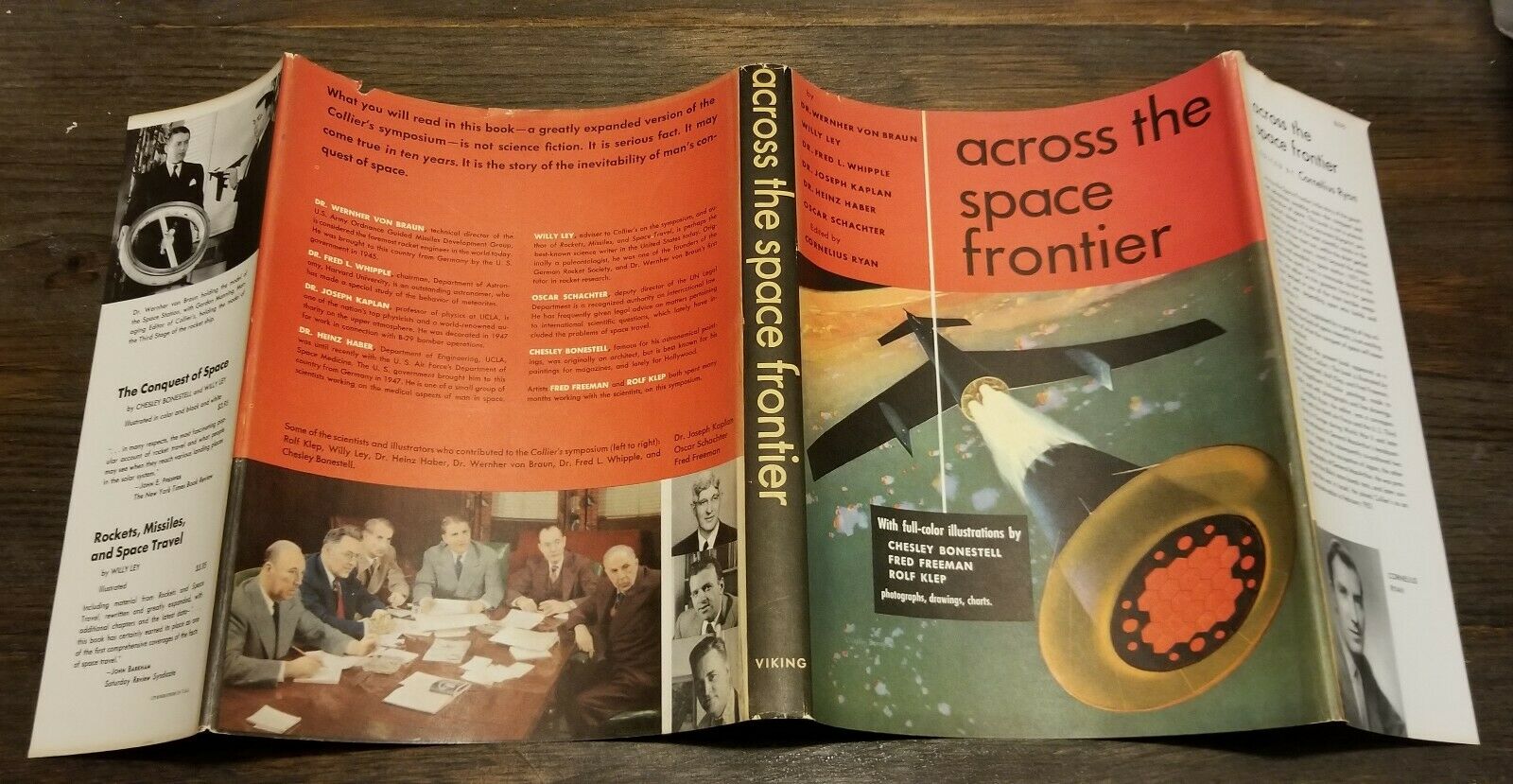 1952 Across The Space Frontier Werner Von Braun Willy Ley Travel ...