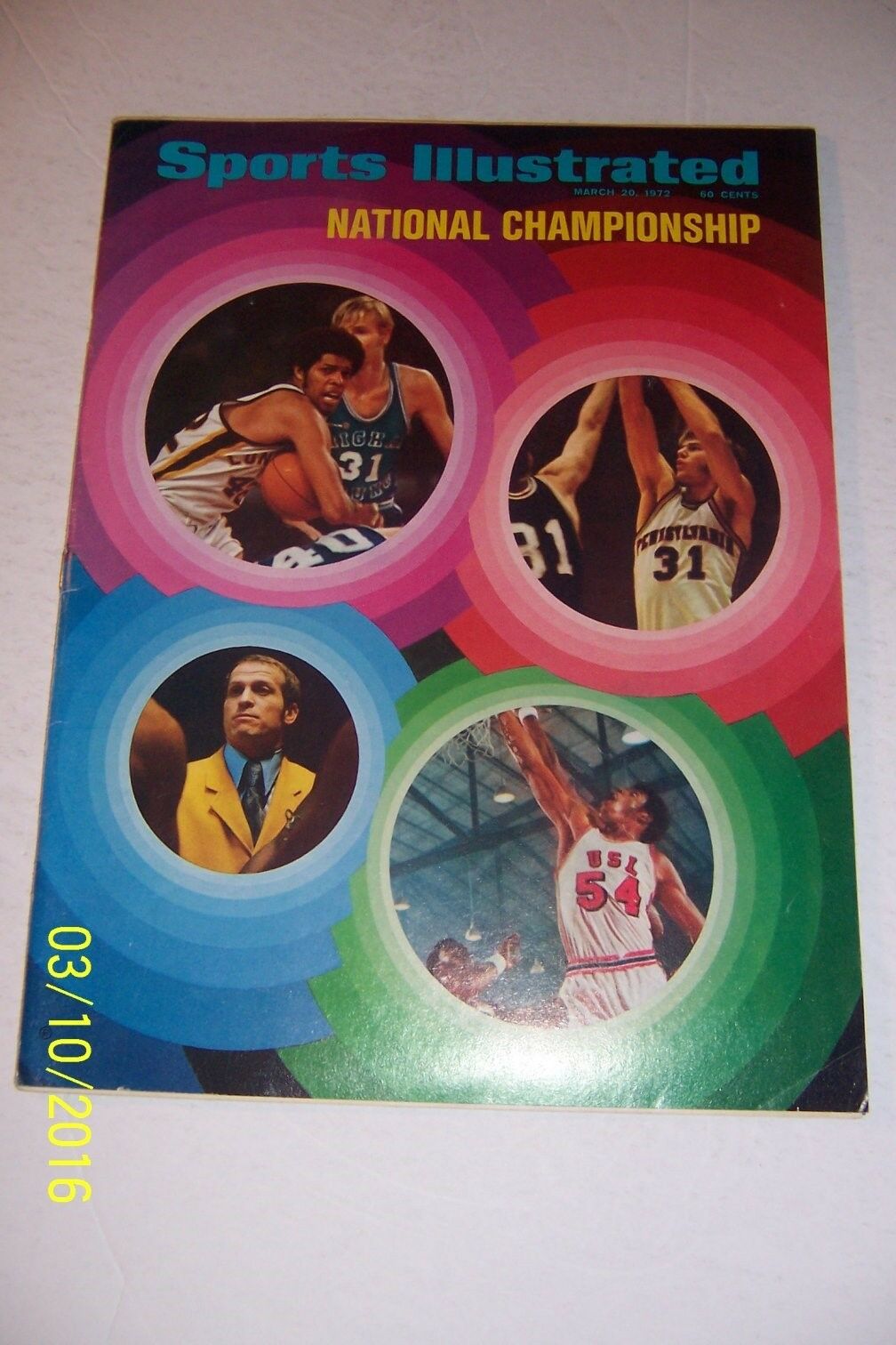 1972 Sports Illustrated LONG BEACH State South Western Louisiana USL ...
