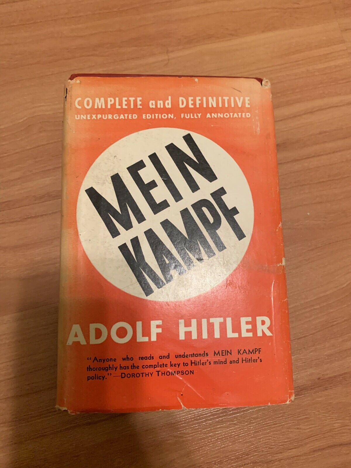 1941 Mein Kampf By Adolf Hitler, Hardcover With Jacket, 23rd Printing ...