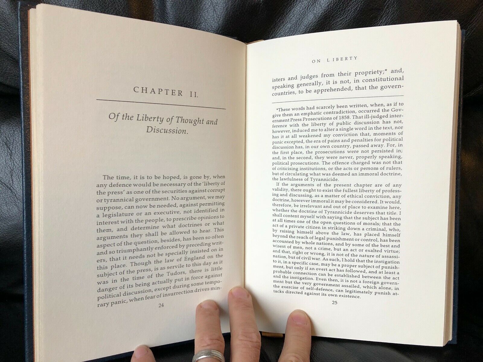 John Stuart Mill ON LIBERTY Easton Press Leather - | #17190128