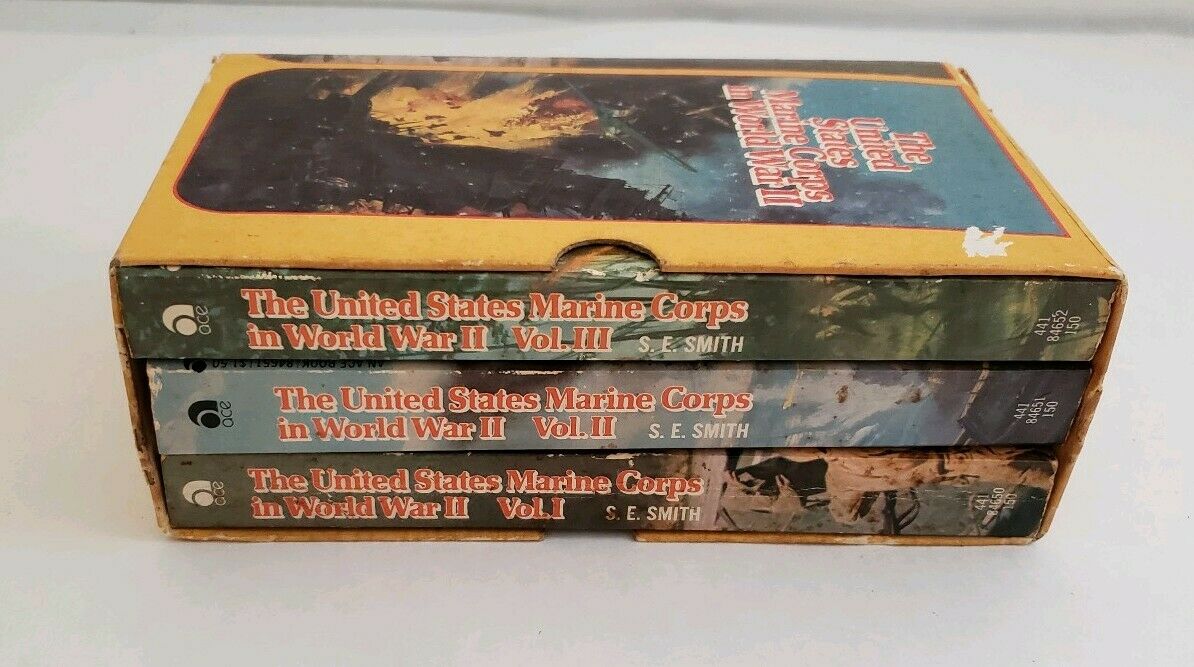1973 WWII Book Set The United States Marine Corps In World War II 3 ...