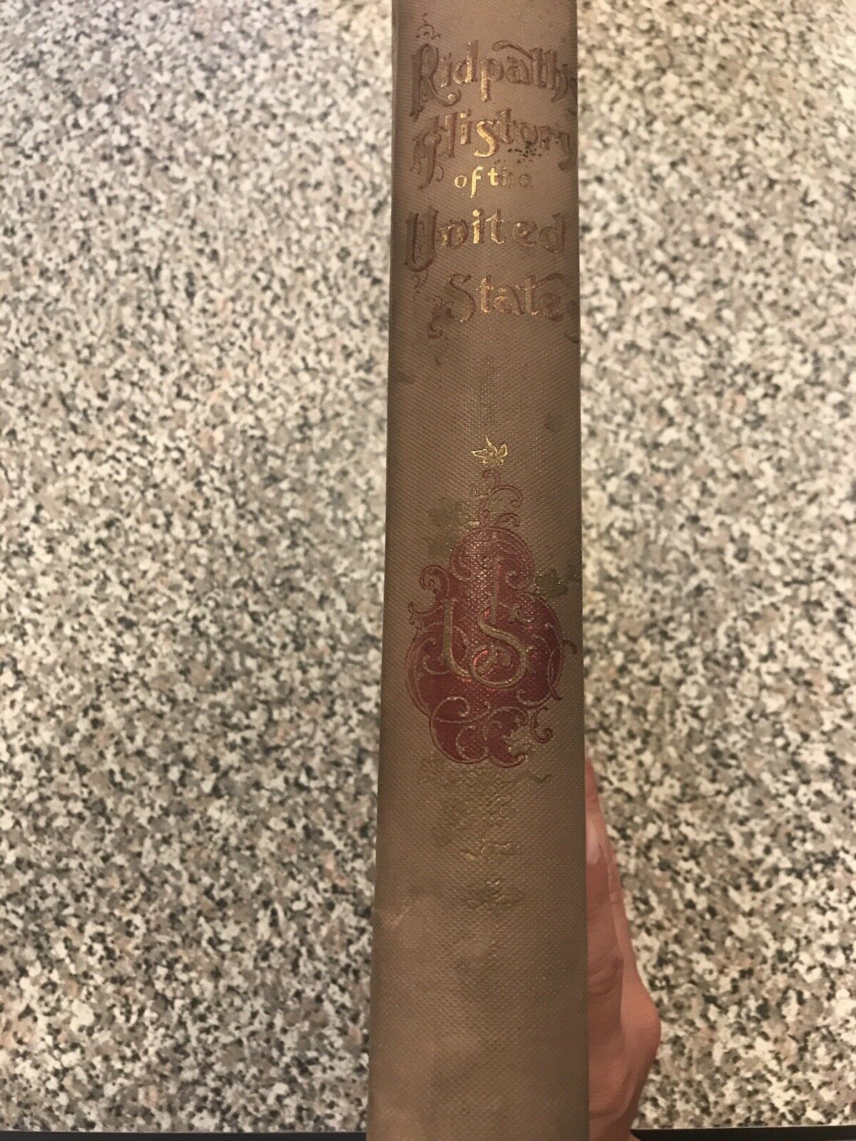 1897 Antique History Book " History Of The United States " | #17176864