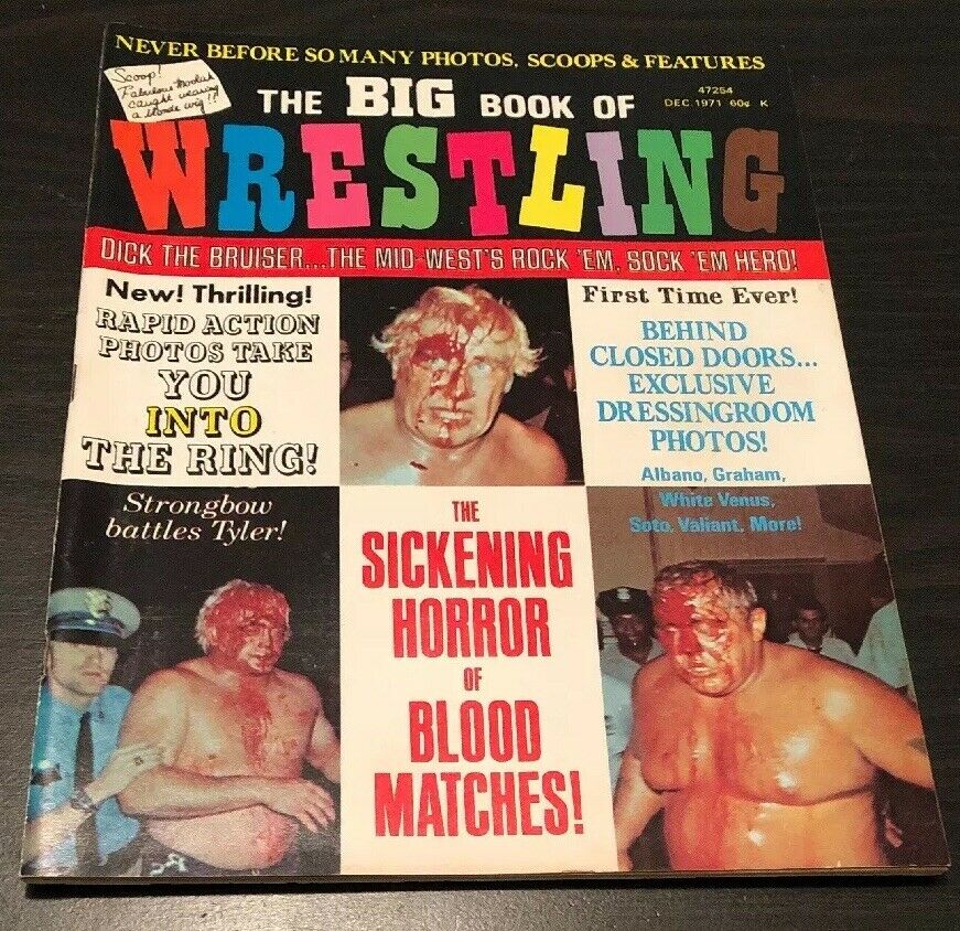 1971 The Big Book Of Wrestling Fred Blassie Dick The Bruiser Dory Funk ...