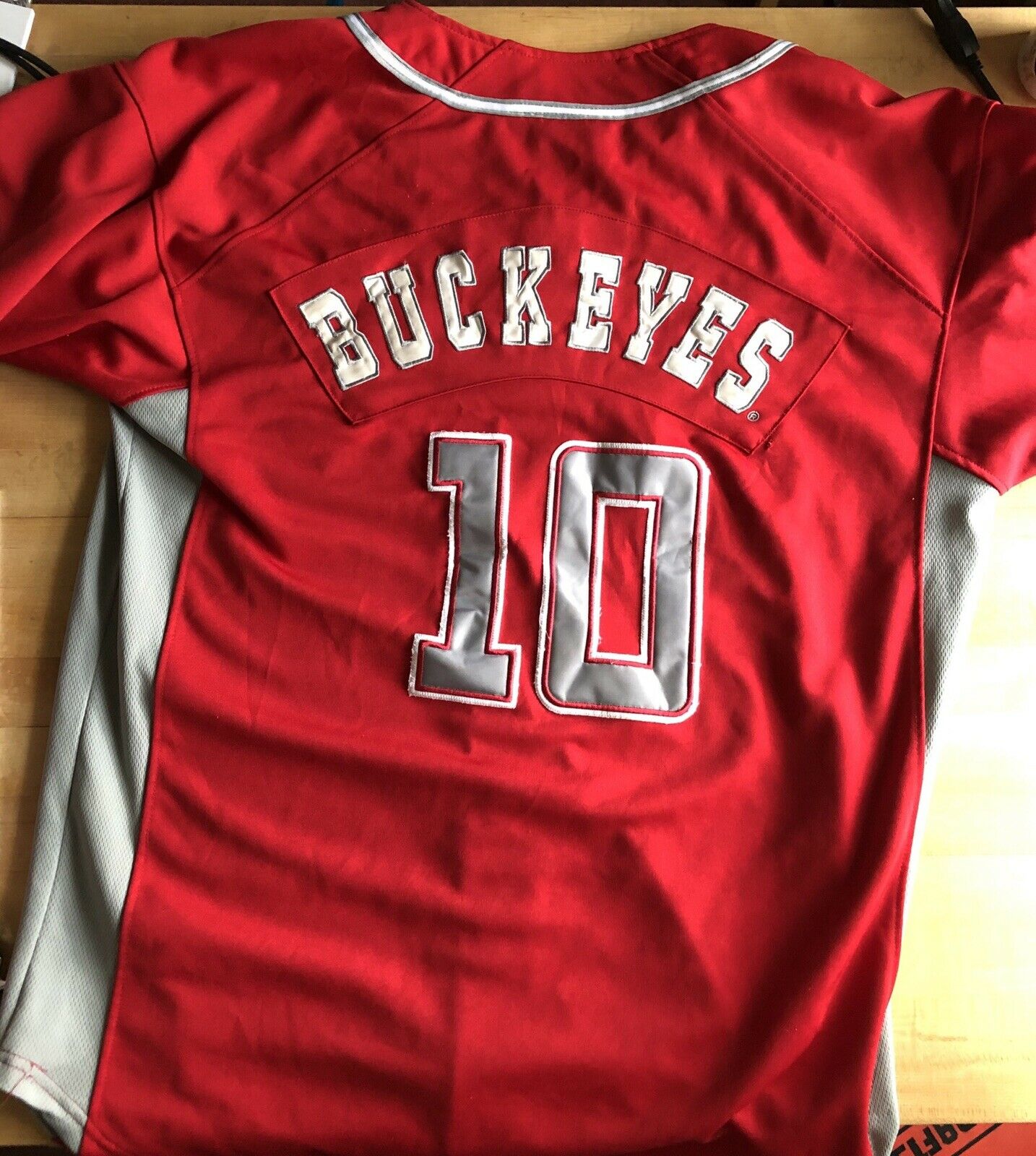 Ohio State Buckeyes Baseball Jersey By Colosseum Large | #17148341