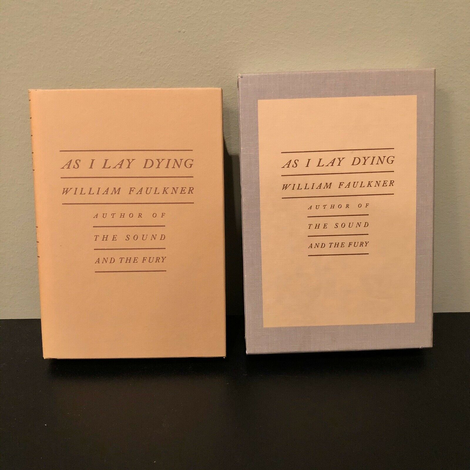 As I Lay Dying William Faulkner First Edition Library Hardcover W ...