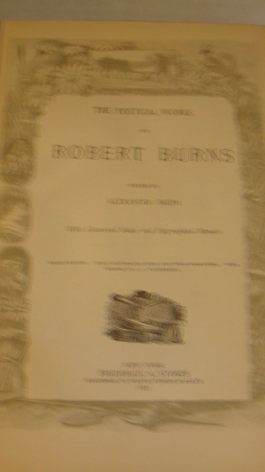 1887 BOOK " POETICAL OF ROBERT BURNS " By FREDERICK A. STOKES | #17081672