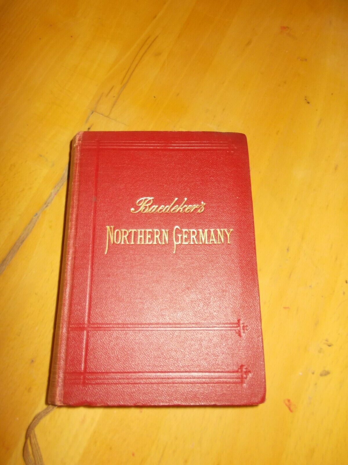 BAEDEKER ' S NORTHERN GERMANY - 1925 - 17th Revised Edition - 165 Maps ...
