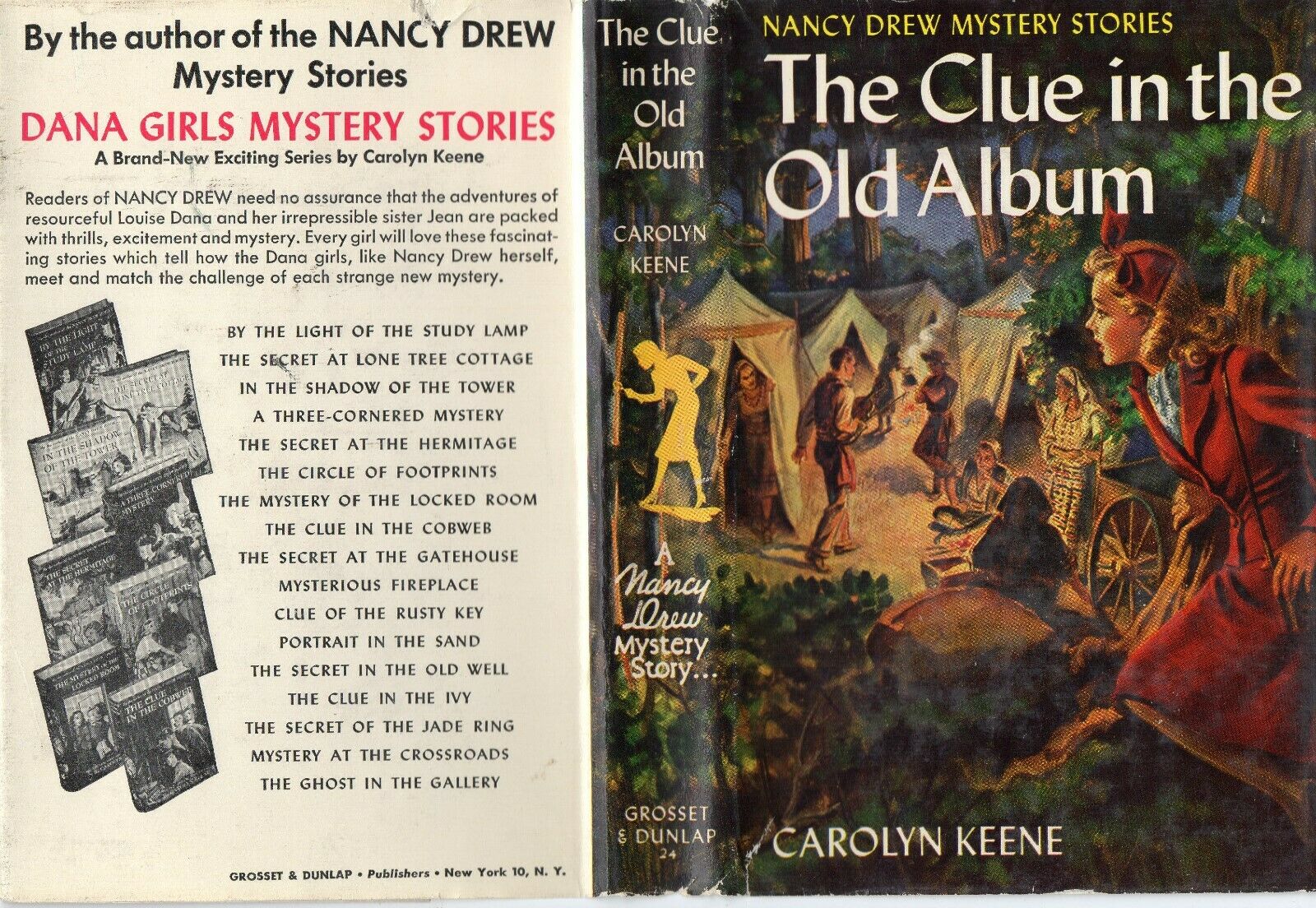 NANCY DREW 24 THE CLUE IN THE OLD ALBUM Carolyn Keene Hardcover / Dust ...